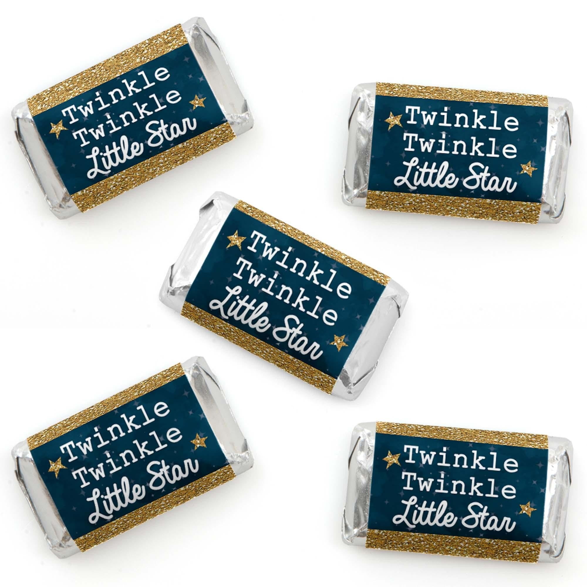 Big Dot of Happiness Twinkle Twinkle Little Star - Mini Candy Bar ...