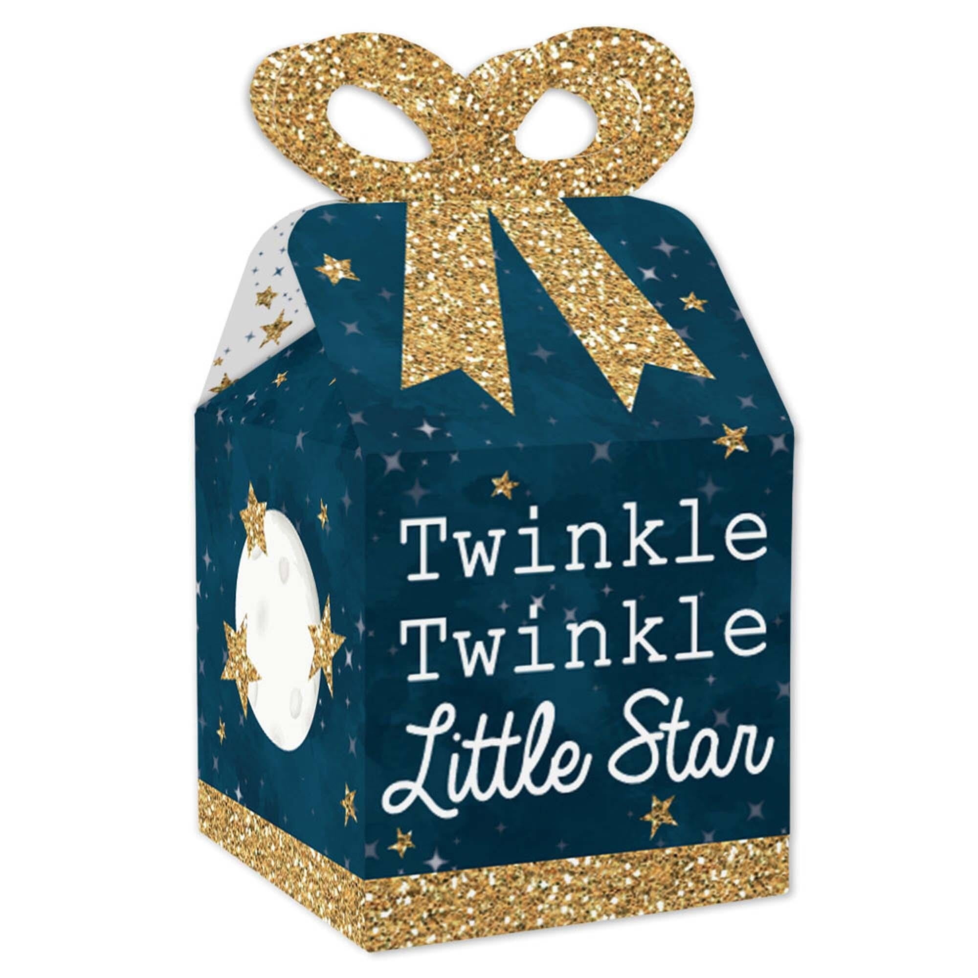 Big Dot of Happiness Twinkle Twinkle Little Star - Square Favor Gift ...