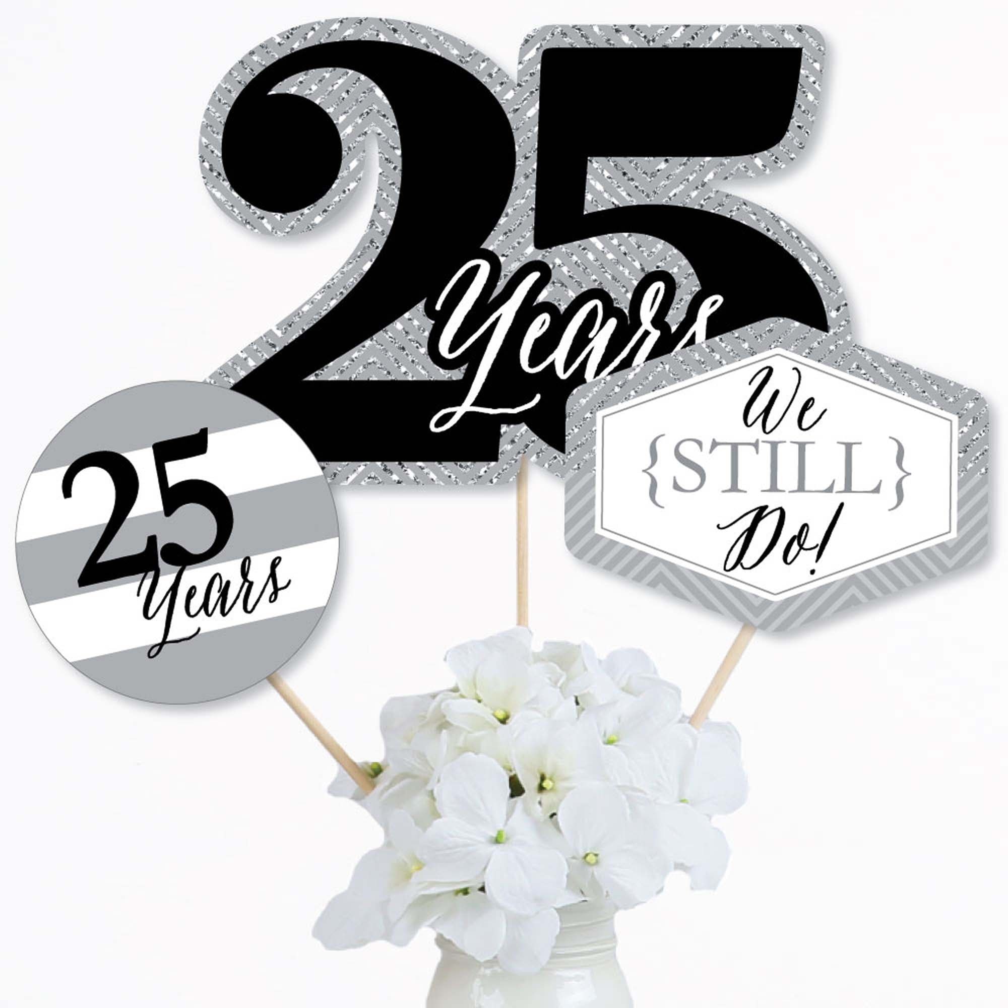 Big Dot Of Happiness We Still Do 25th Wedding Anniversary
