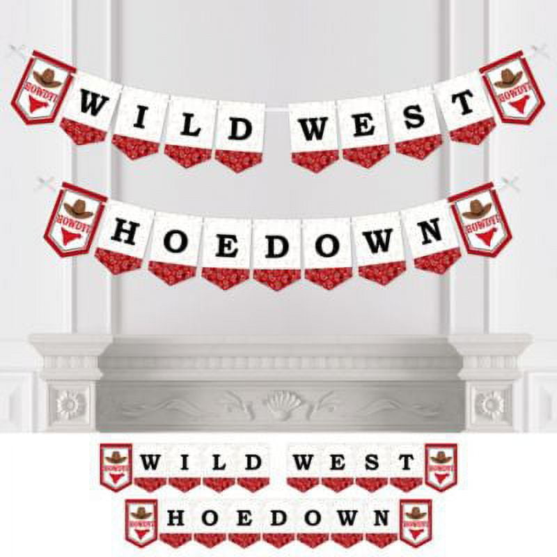 Big Dot of Happiness Western Hoedown - Wild West Cowboy Baby Shower ...