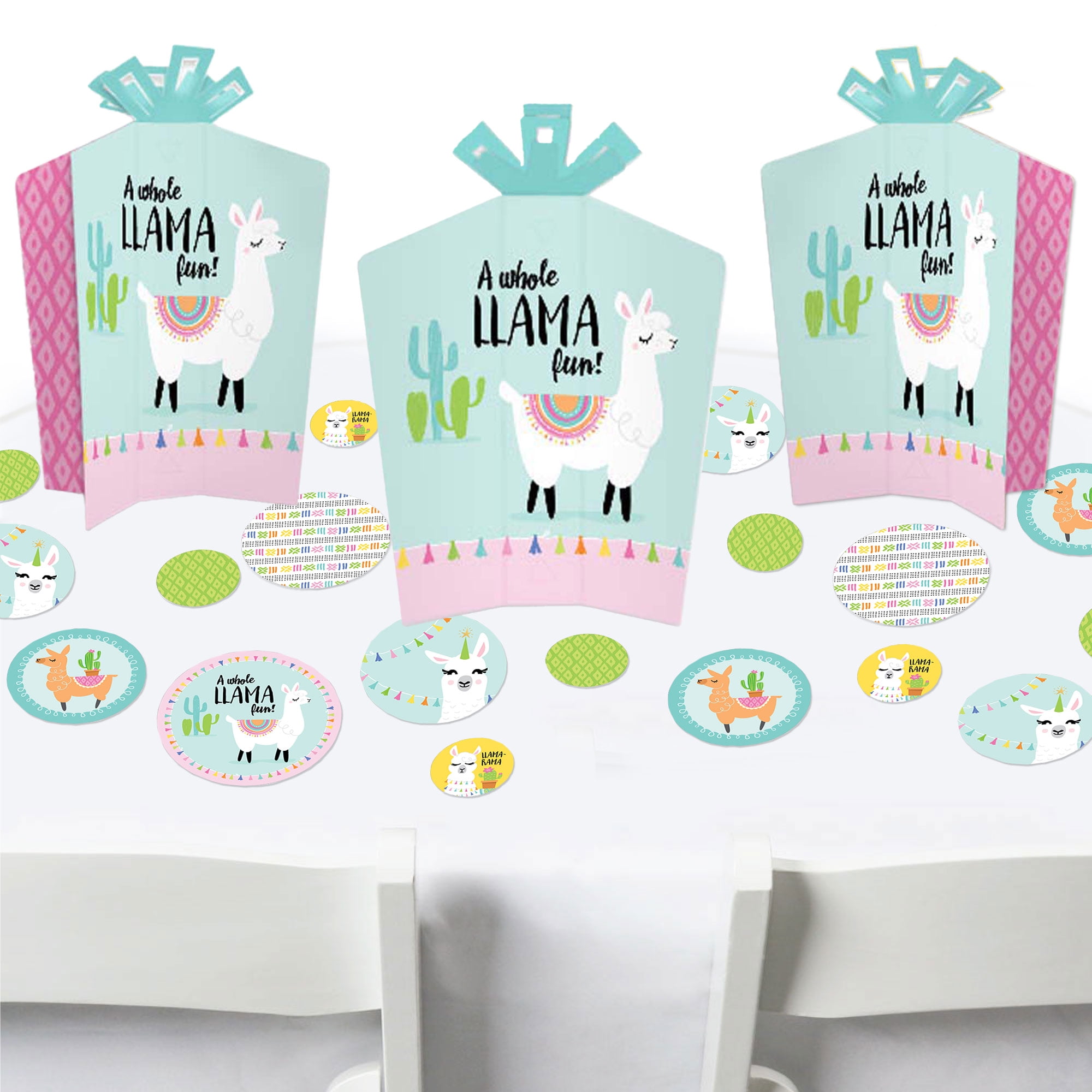 Big Dot of Happiness Whole Llama Fun - Llama Fiesta Baby Shower or ...
