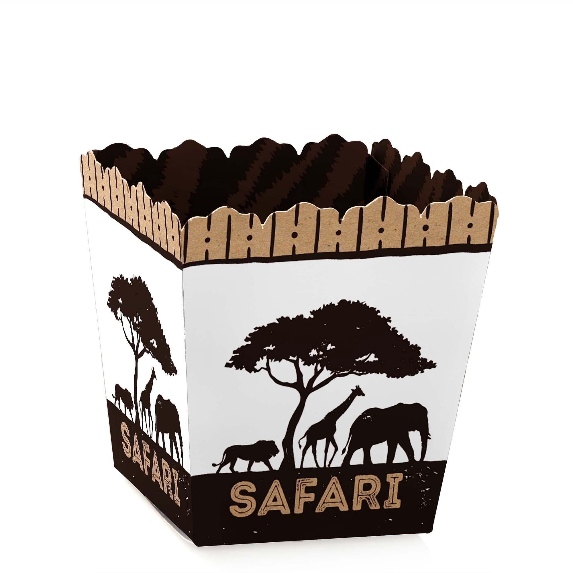 Big Dot of Happiness Wild Safari - Party Mini Favor Boxes - African ...
