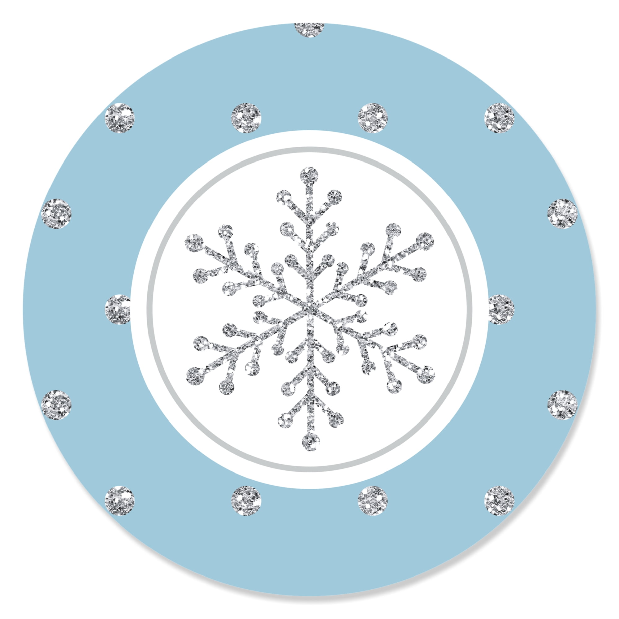 Big Dot of Happiness Winter Wonderland - Snowflake Holiday Party and ...