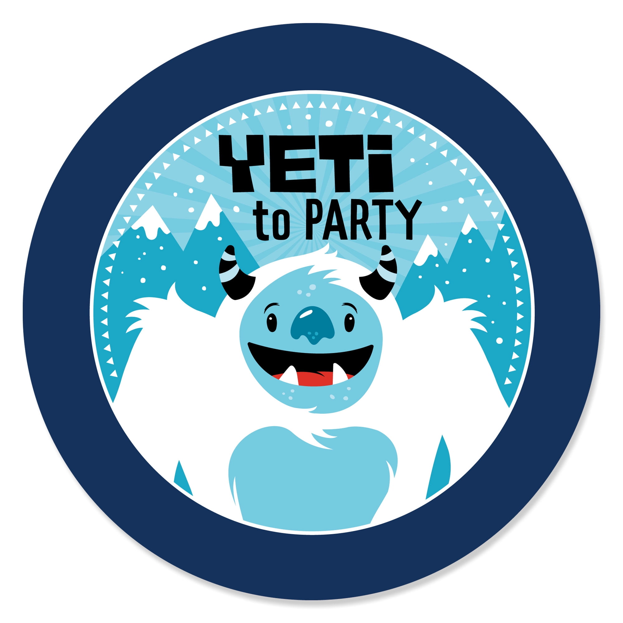 Big Dot of Happiness Yeti to Party - Abominable Snowman Party or ...