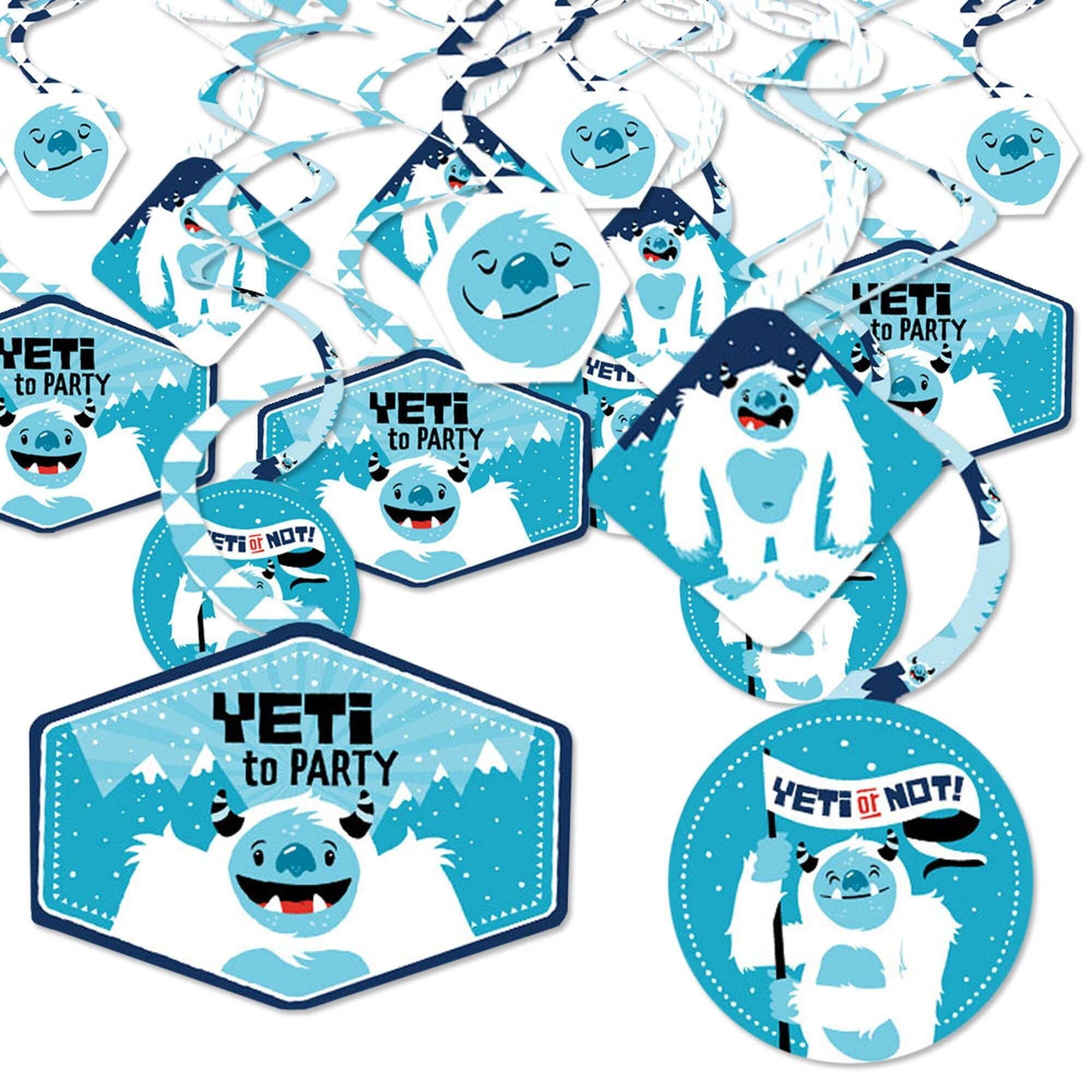 Big Dot of Happiness Yeti to Party - Abominable Snowman Party or ...