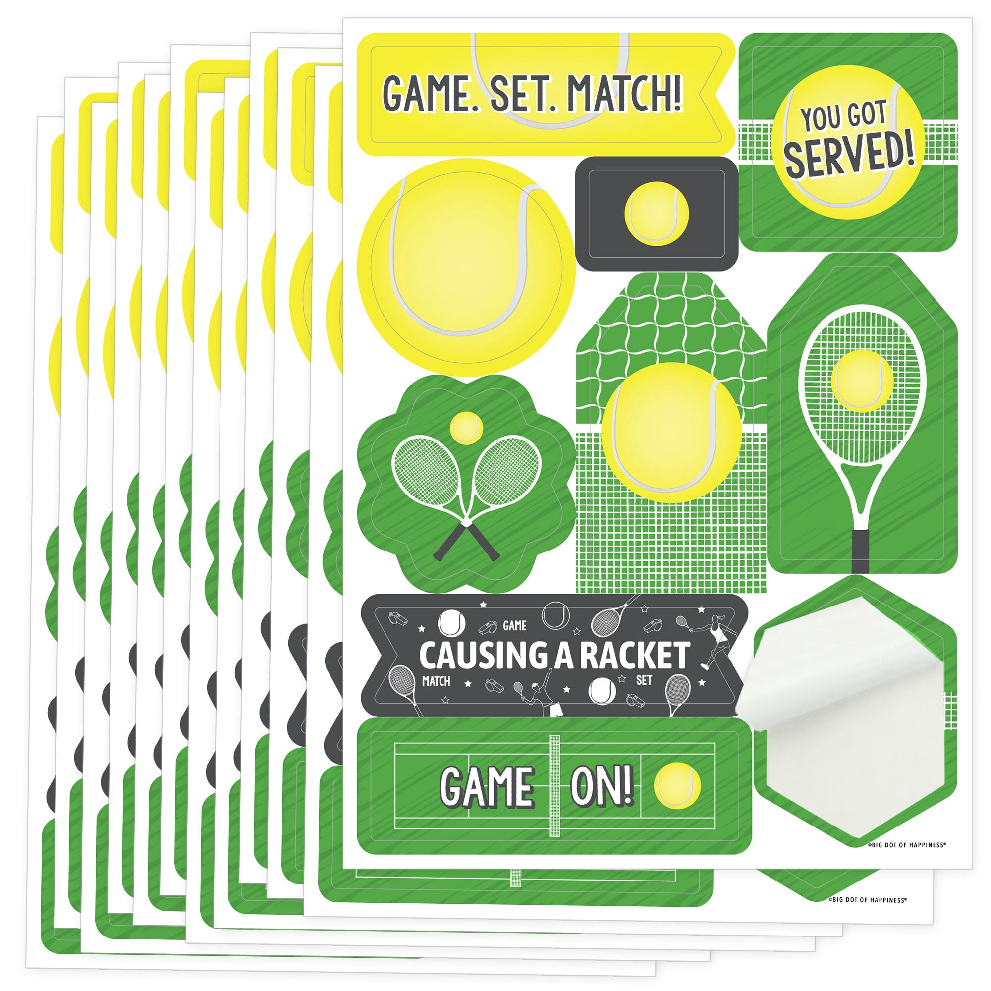 Big Dot of Happiness You Got Served - Tennis - Baby Shower or Tennis ...