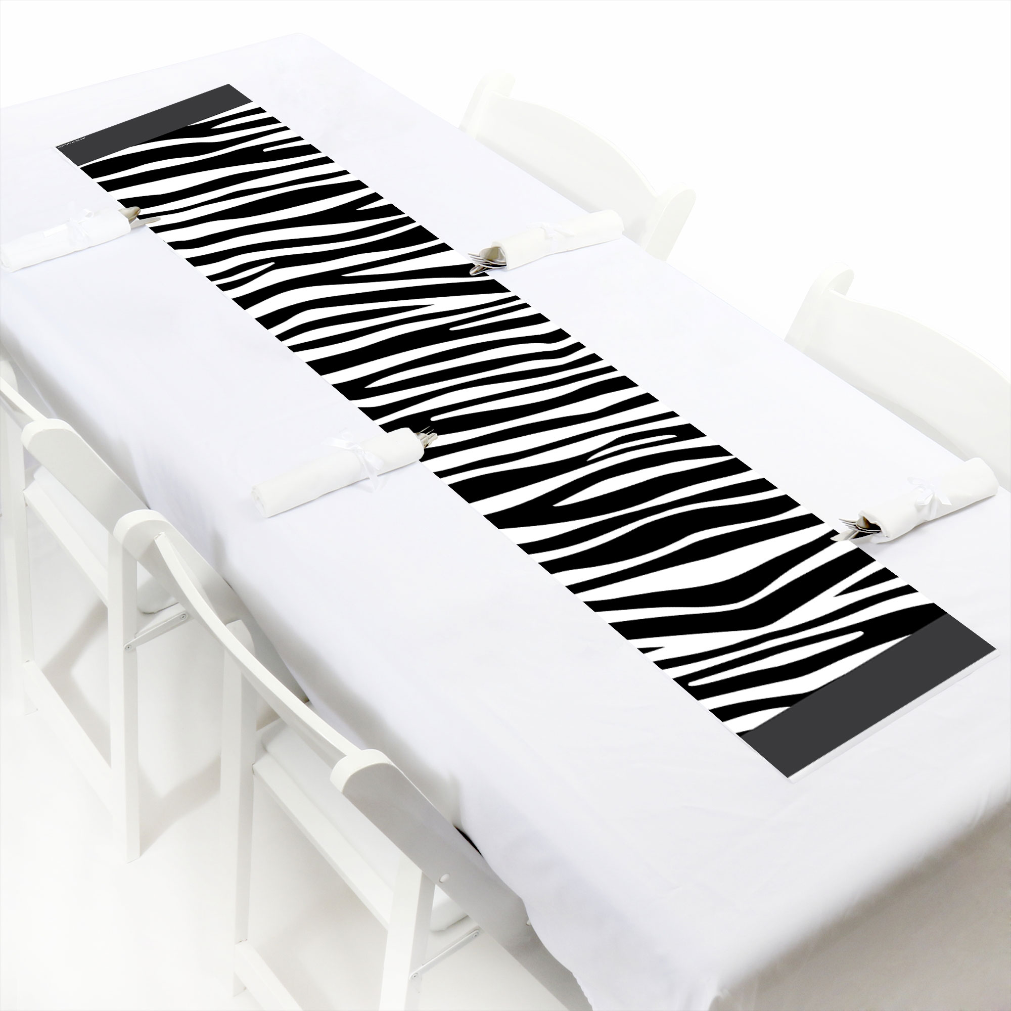Big Dot of Happiness Zebra Print - Petite Safari Party Paper Table ...