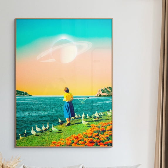 Big Dreamer Trippy Poster Surreal Collage Colorful Artwork Psychedelic ...
