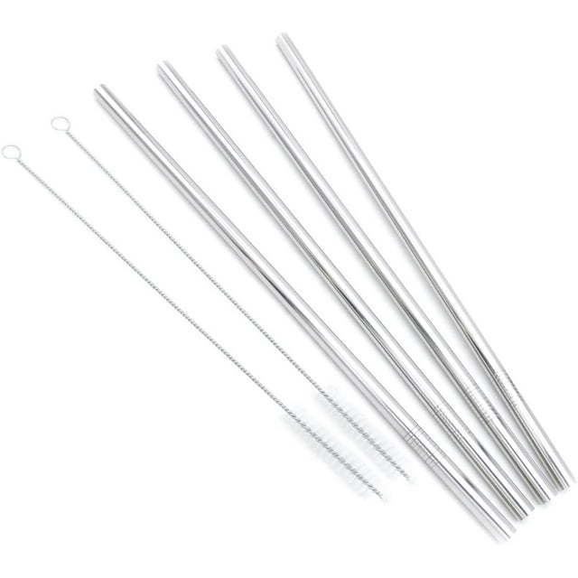 Big Drinking Straws Reusable 12" Extra Long 9mm Extra Wide SUS 304 Food ...