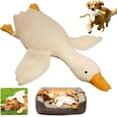 Big Duck Plushies Doll, Large Plush White Duck Dog Toy, Realistic Goose ...