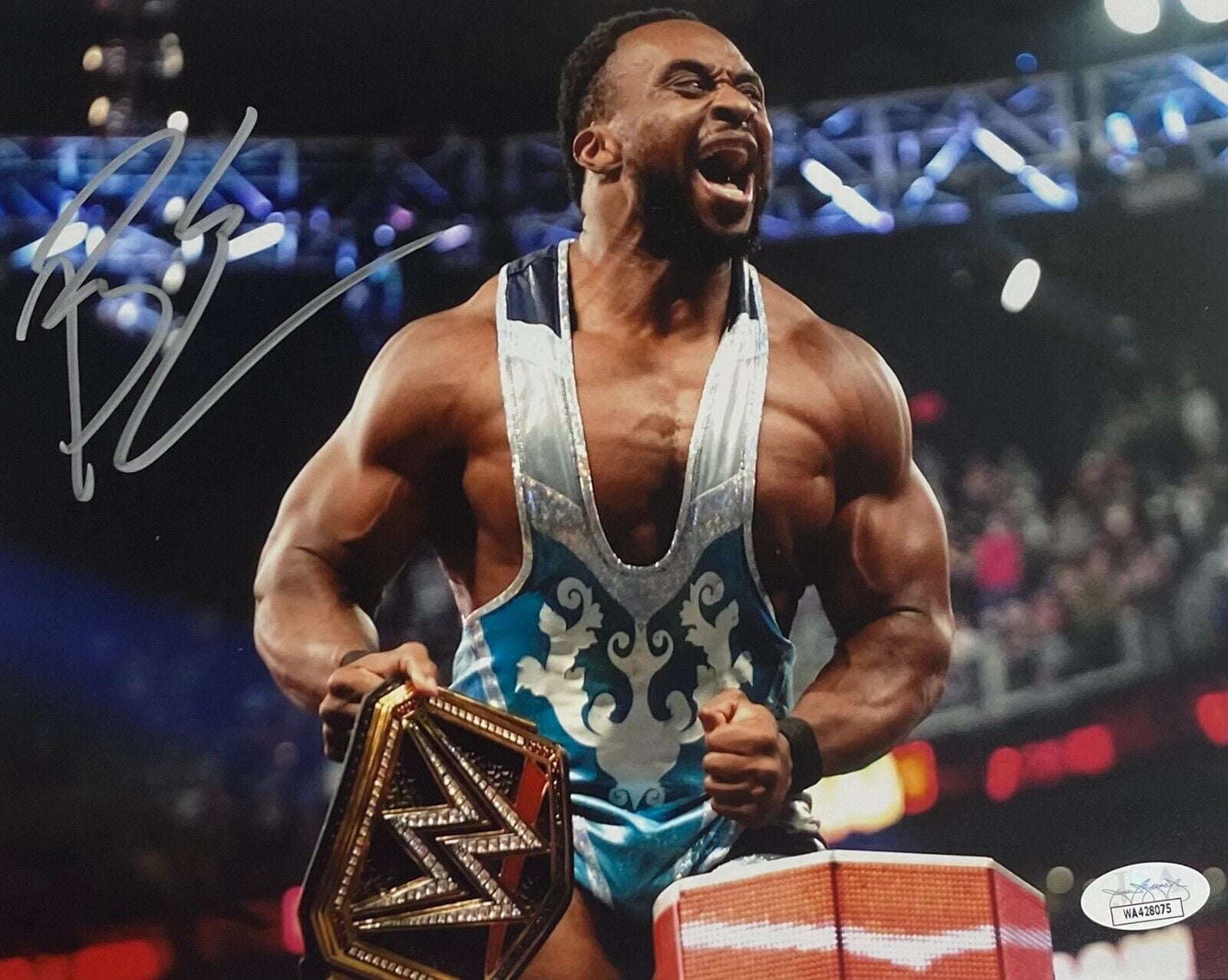 Big E Signed Autographed 8x10 Photo JSA Authenticated #3 - Walmart.com