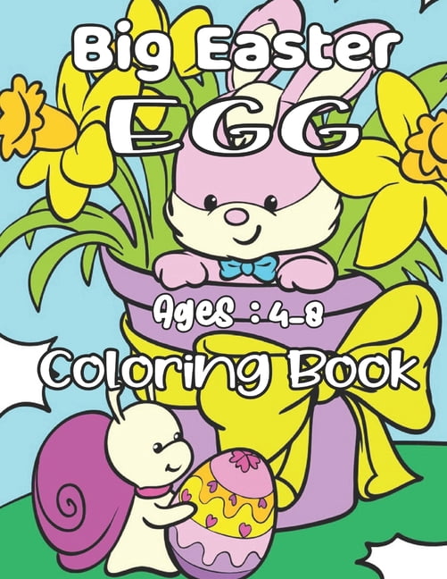Big Easter EGG Coloring Book: A Fun Activity Happy Easter Things and ...
