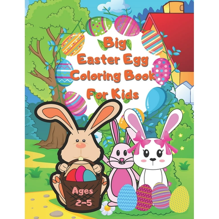 easy easter egg coloring pages for kids