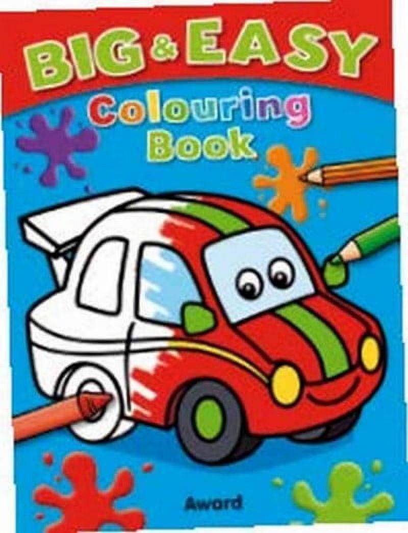 Big & Easy Colouring Books: Car - Walmart.com