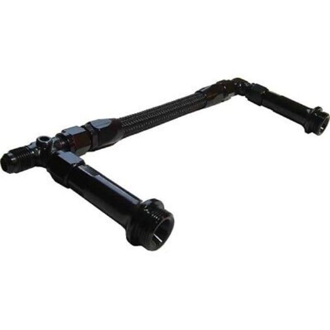 Big End Performance 8 Holley Dominator 4500 Black Fitting Dual Inlet ...