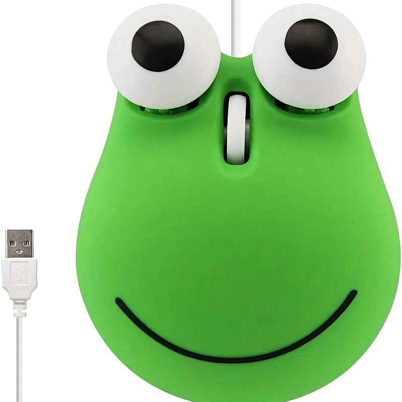 Big Eye Frog Cartoon Mouse Wired Mouse Super Mouse Stirring - Walmart.com
