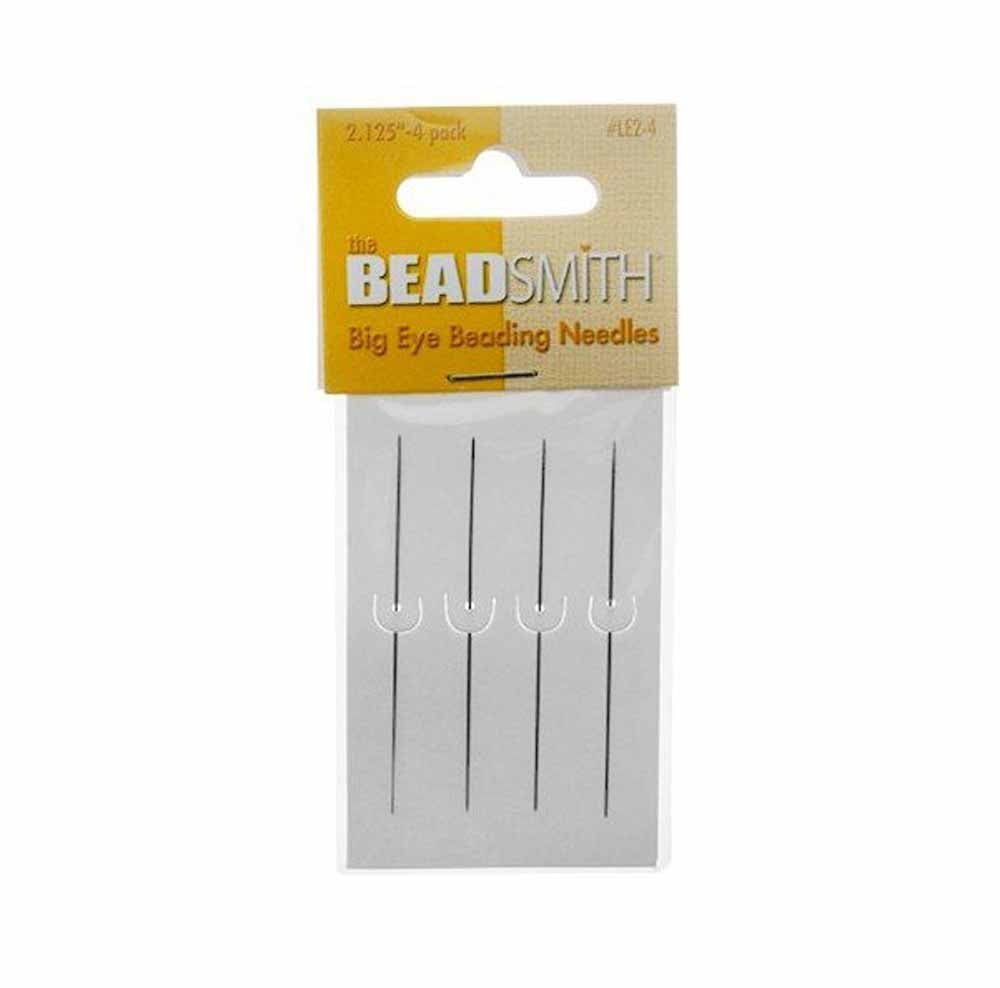 Big Eye Needles Beading (Set Of 4) - Easiest Needle To Thread - Walmart.com