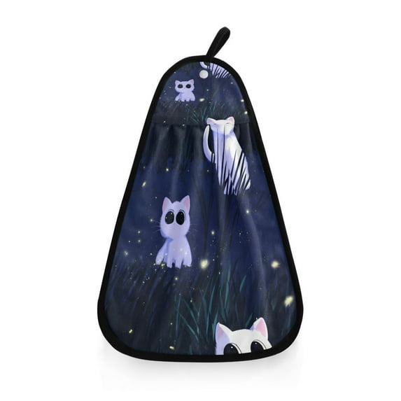 Big Eyes Kittens Hand Towel Quick Drying Home Storage Kitchen Towel ...