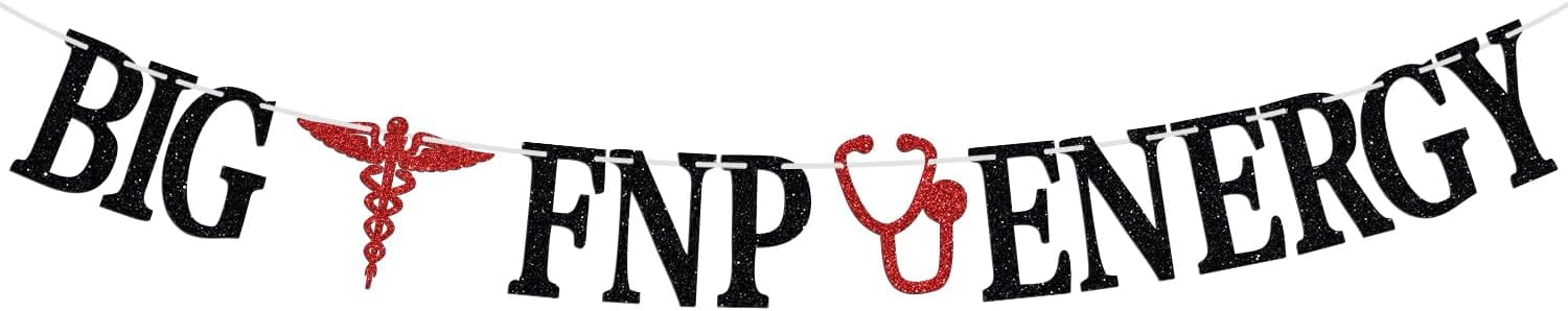 Big FNP Energy Banner, Congrats Family Nurse Practitioner Grad, In My ...