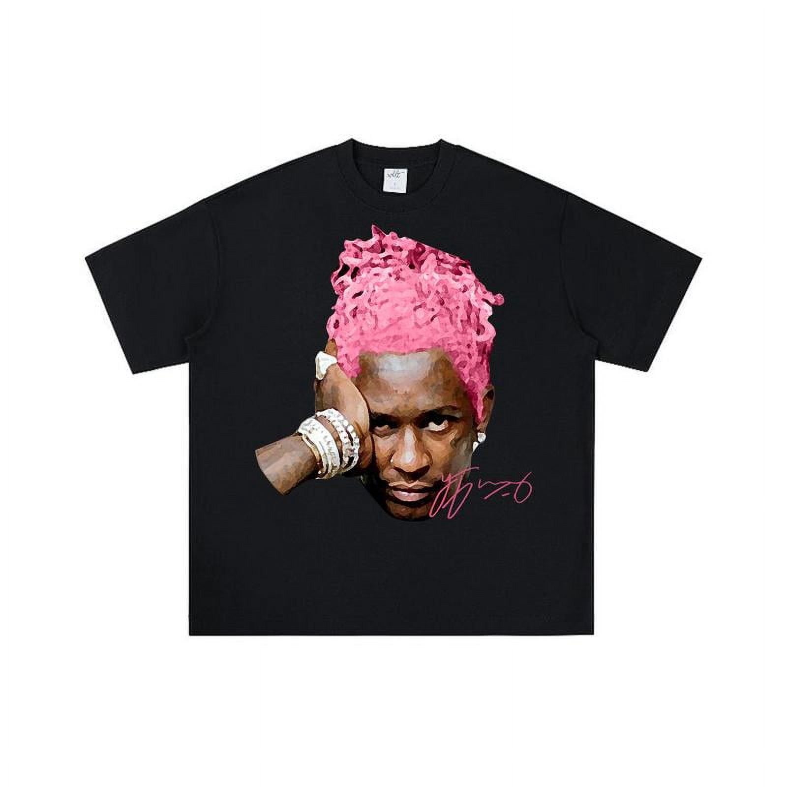 Big Face Graphic - Young Thuggg Rap Unisex Comfort Tee T Shirt, Color ...