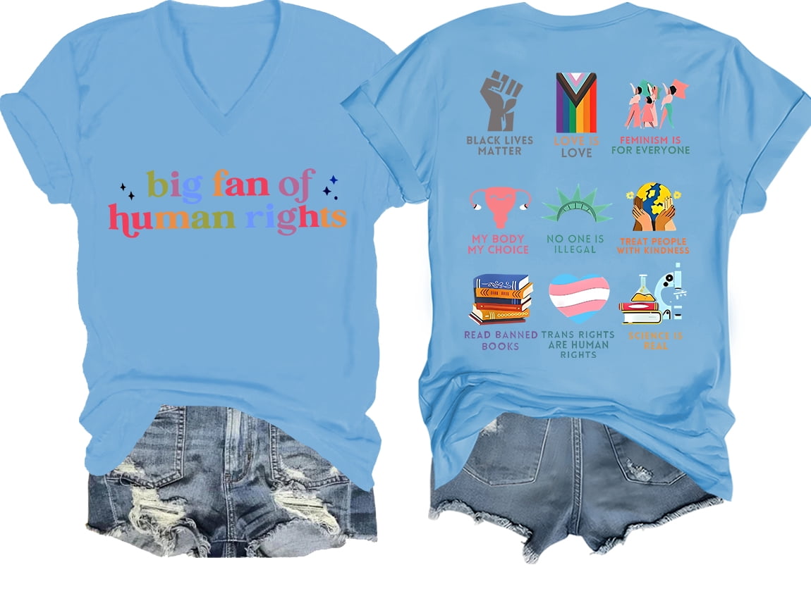 Big Fan Of Human Rights Shirt Big Fan Of Human Rights Shirts For Women ...