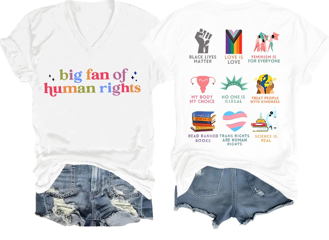 Big Fan Of Human Rights Shirt Big Fan Of Human Rights Shirts For Women ...