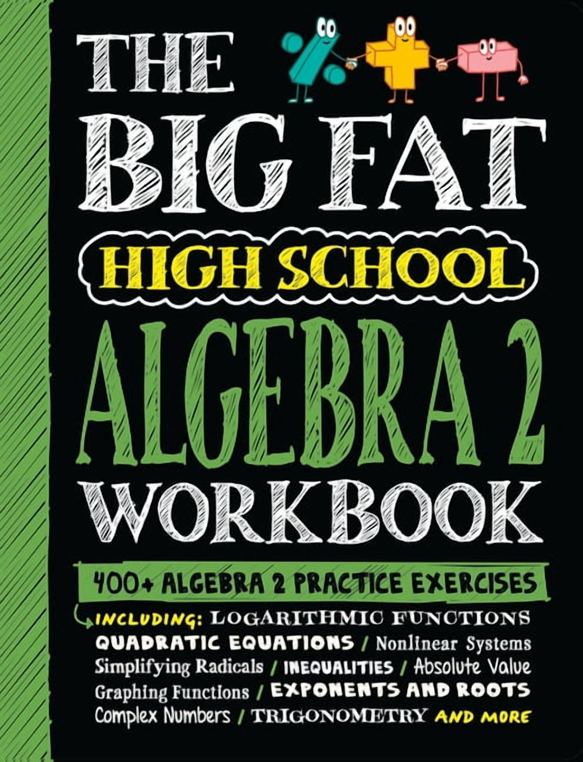 Workman Publishing, Algebra 2 Workbook, 400+ Practice Exercises ...