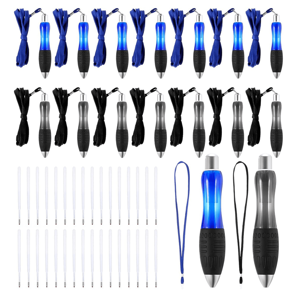 Big Fat Pens 8 Black + Blue Pen Aids Writing Carpal Tunnel Large Wide ...