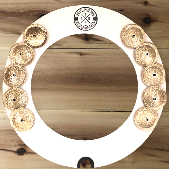 Big Fat Snare Drum - BFSD14HRWC - 14" BFSD Halo Ring w/ White Copper ...