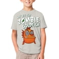 My Big Fat Zombie Goldfish T-Shirt for Boys And Girls, Funny Short ...