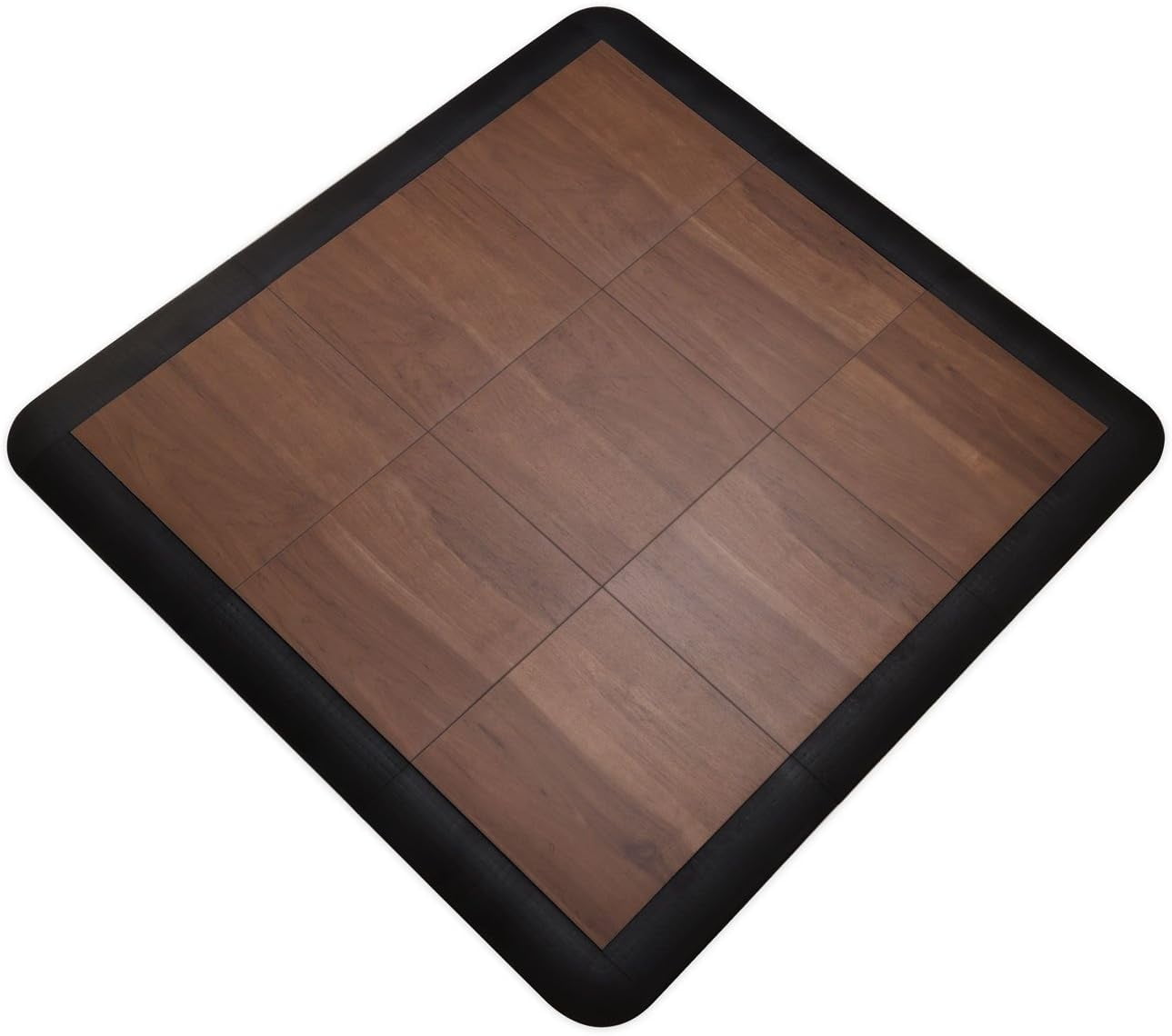 Big Floors 3X3DKMAPLEFLOOR Interlocking Lightweight Plastic Modular ...