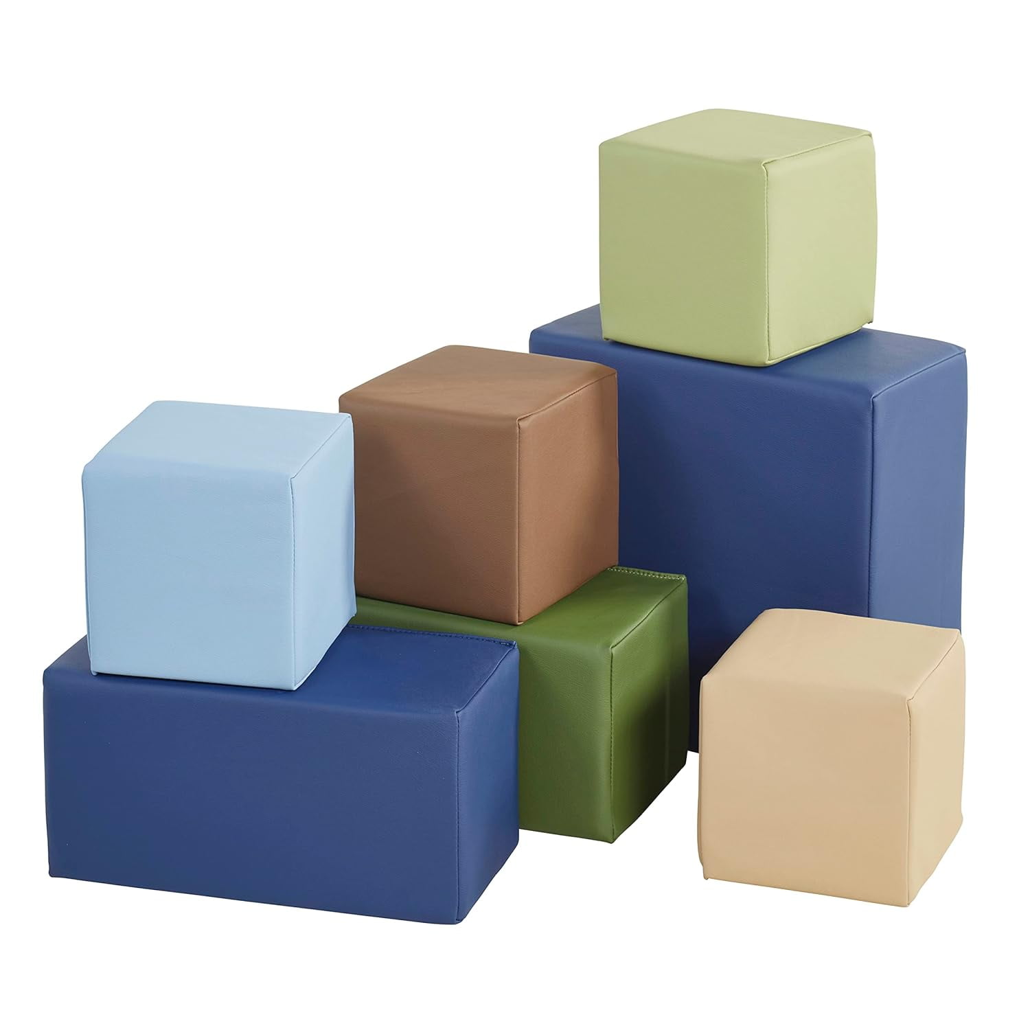 Big Foam Building Blocks, Soft Playset, Assorted, 7-Piece - Walmart.com