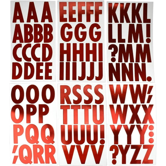 Extra Large Alphabet Stickers