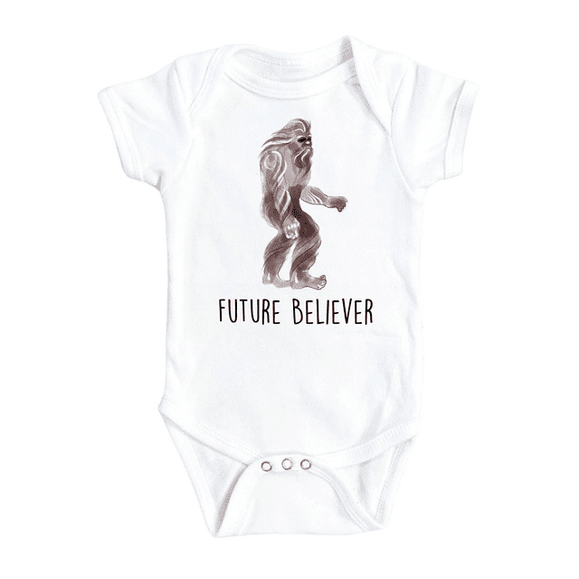 Big Foot Believer - Baby Boy Girl Clothes Infant Bodysuit Funny Cute Newborn - Walmart.com