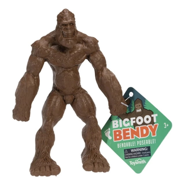 Collectible Big Foot Bendy Toy Action Figure - Fun, Poseable, 5in Tall ...