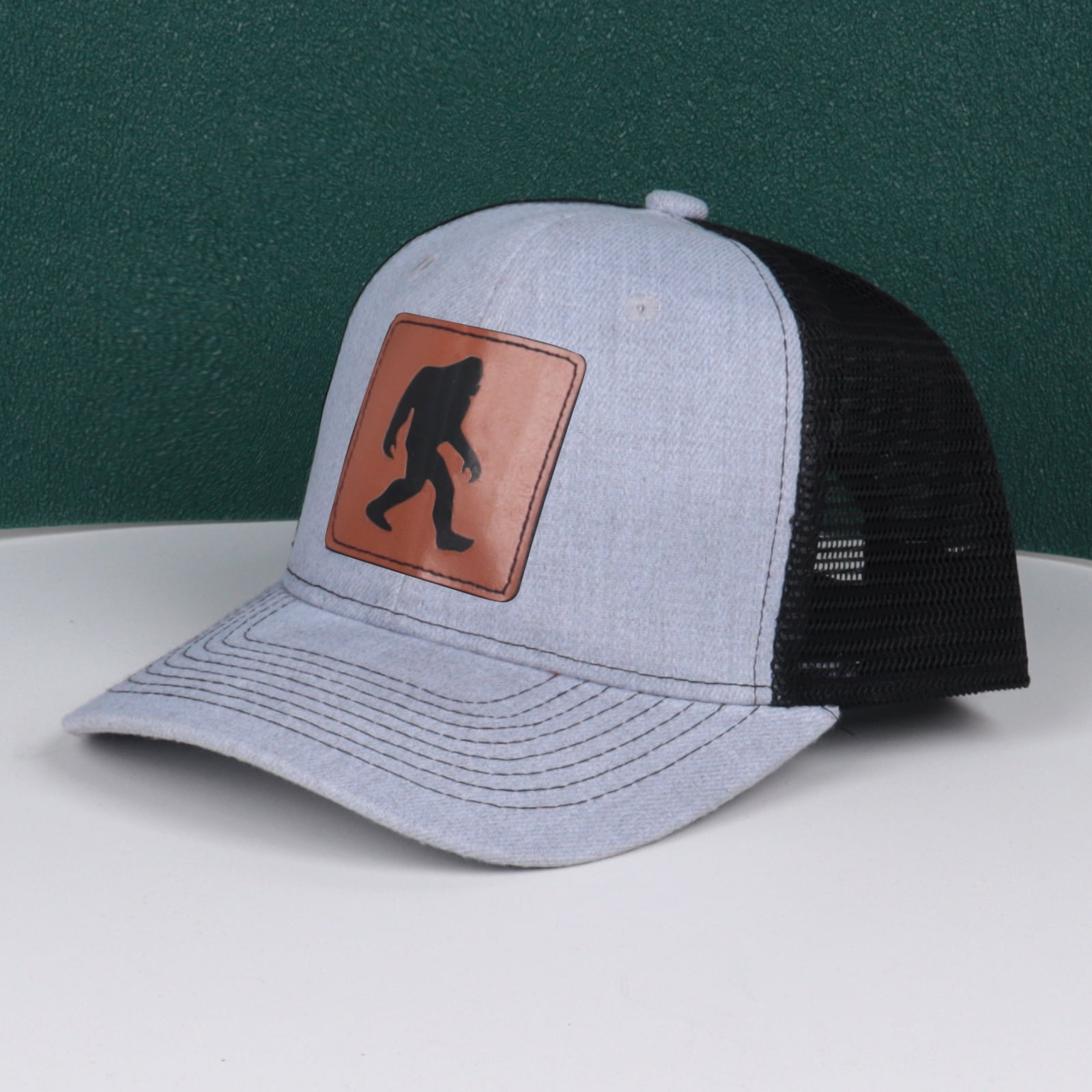 Big Foot Embroidered Washed Baseball Cap Featuring the American Flag ...