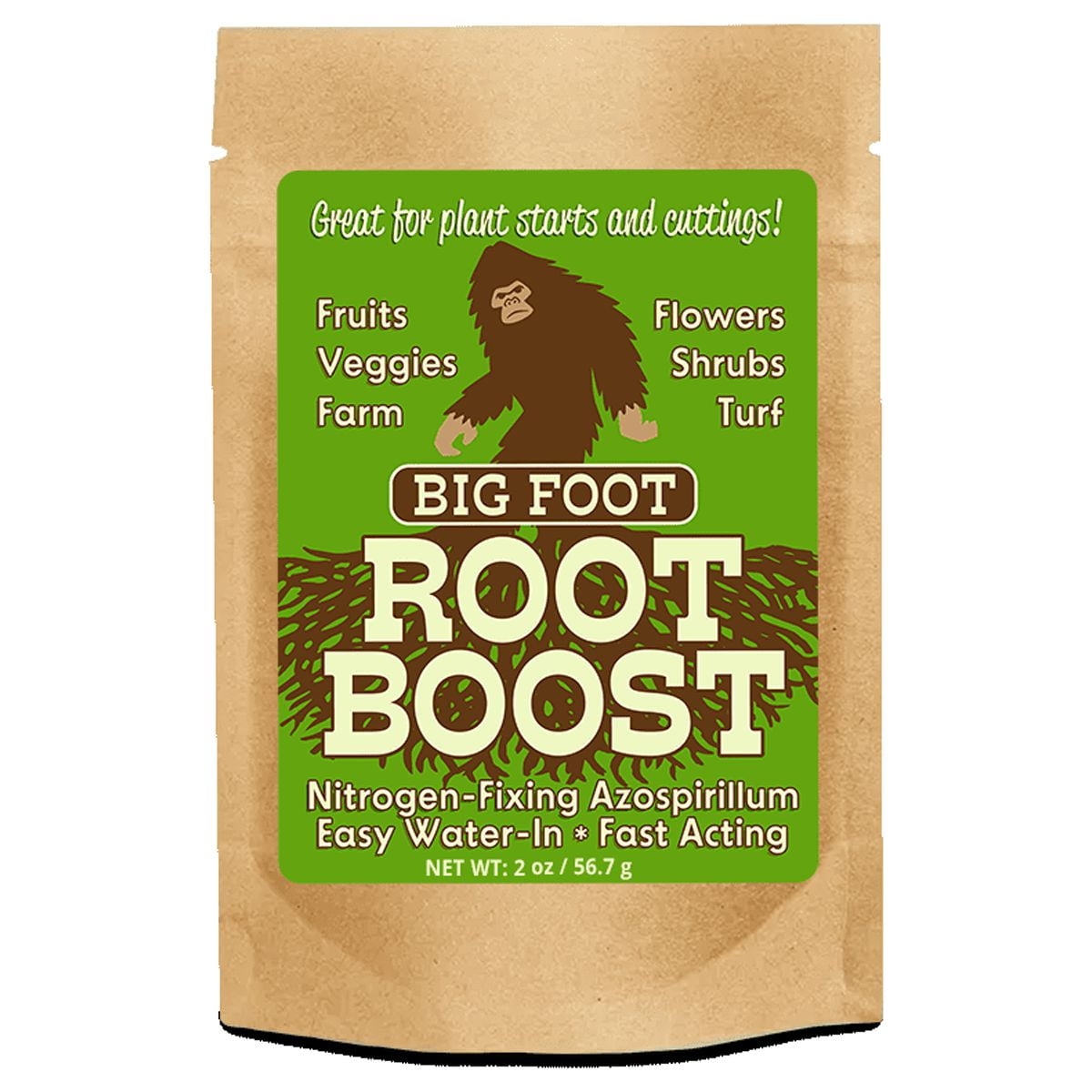 Big Foot Root Boost Azospirillum - Pea Inoculant, Grow New Plants from ...