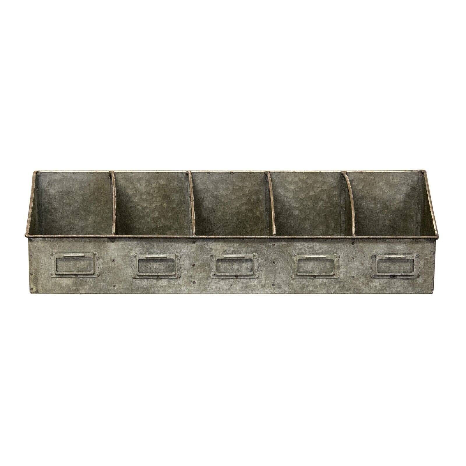 Big Fortune Galvanized Divided Organizer - Walmart.com