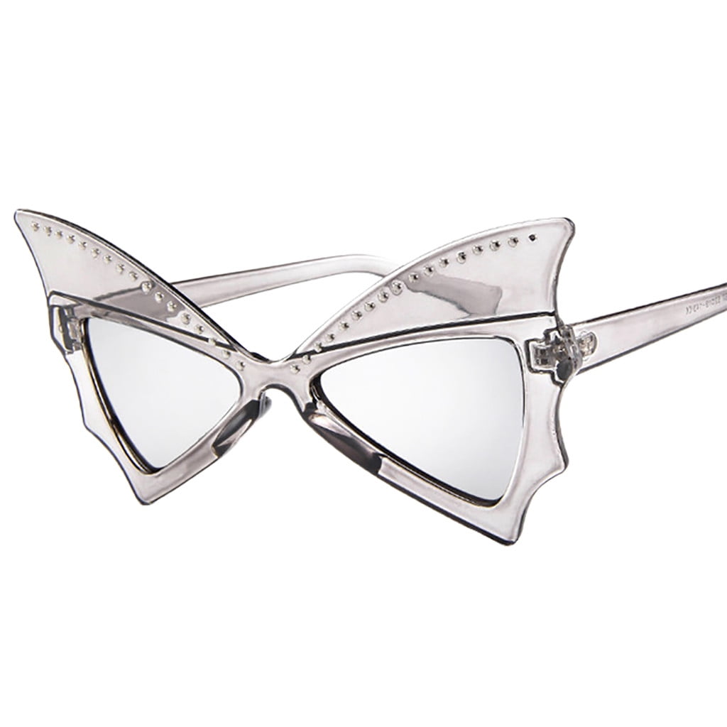 2024 Big Frame Bat Sunglasses, Personalized Prom Glasses, Stylish Bow ...