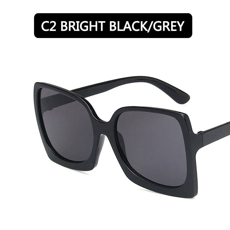 Big Frame Fashion Oversized Sunglasses Women Brand Designer Plastic ...