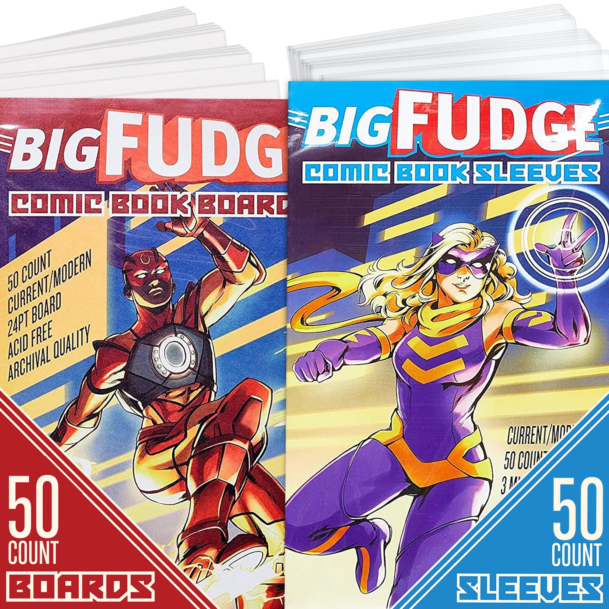 Big Fudge Comic Book Bags and Boards Magazine Protectors Acid-Free and ...
