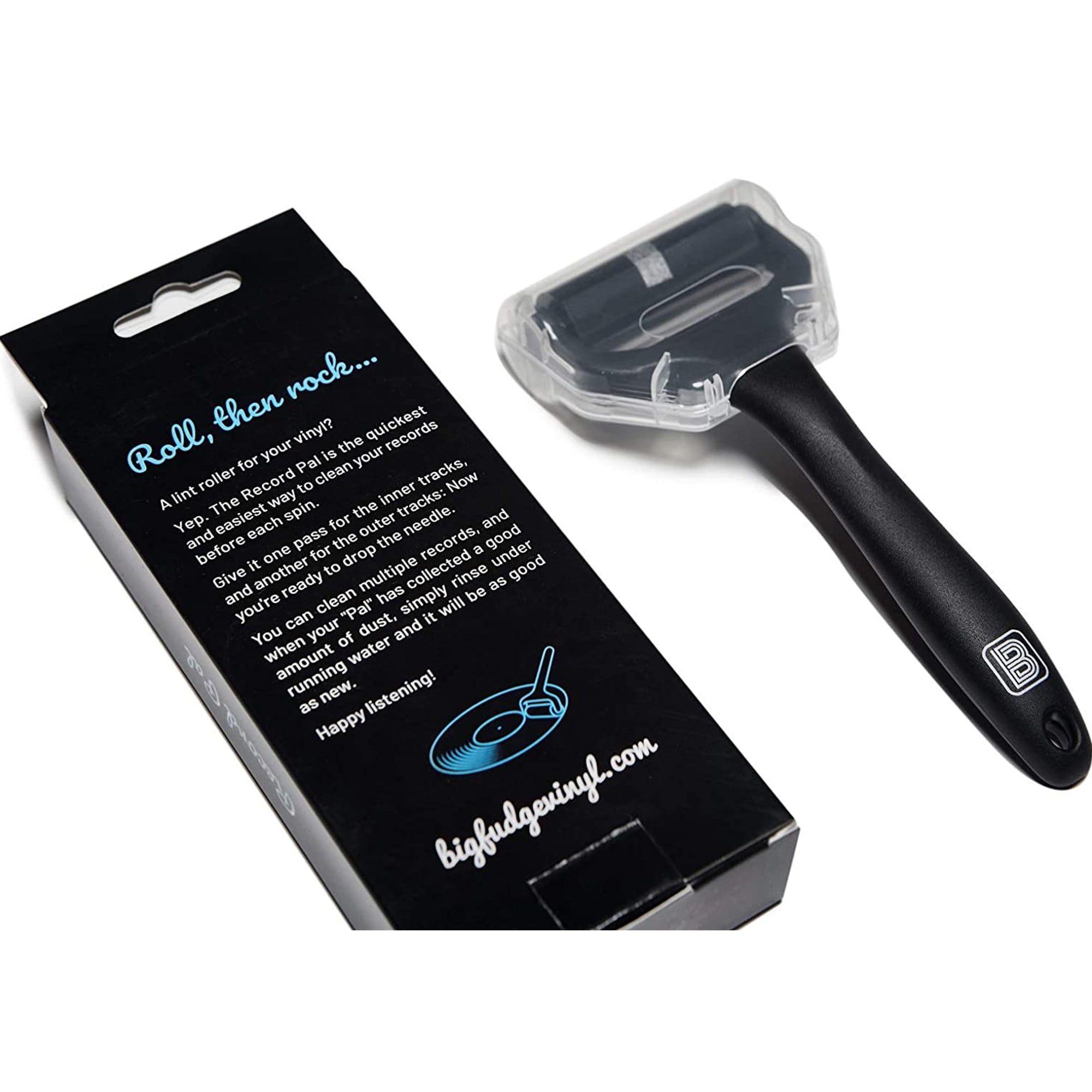 Big Fudge Vinyl Roller Record Cleaner Anti-Static Silicone Lint Duster ...