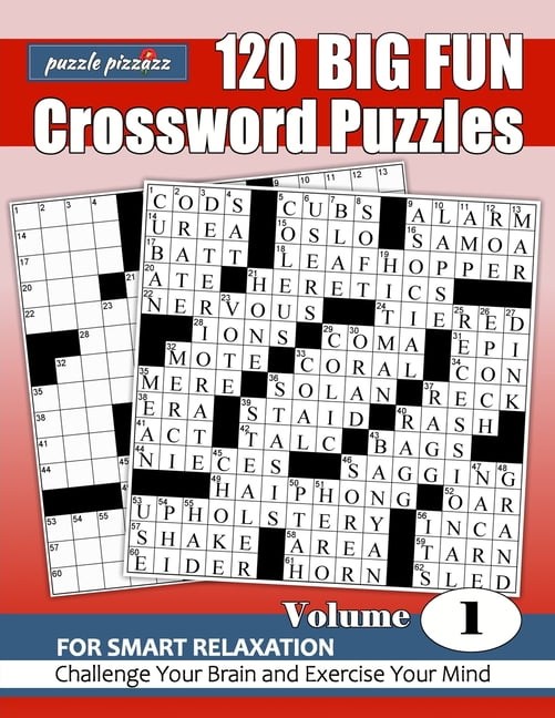 Big Fun Crossword Puzzles Puzzle Pizzazz 120 Big Fun Crossword Puzzles ...