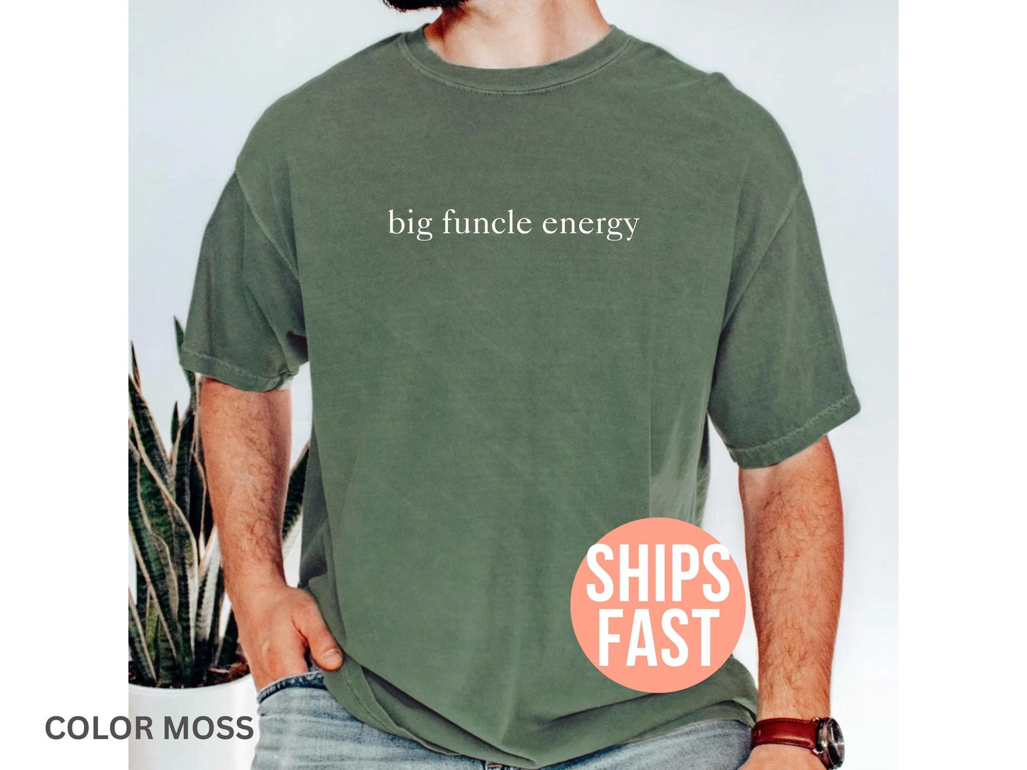 Big Funcle Energy Shirt Cool Uncles Club Shirt Funny Uncle TShirt ...