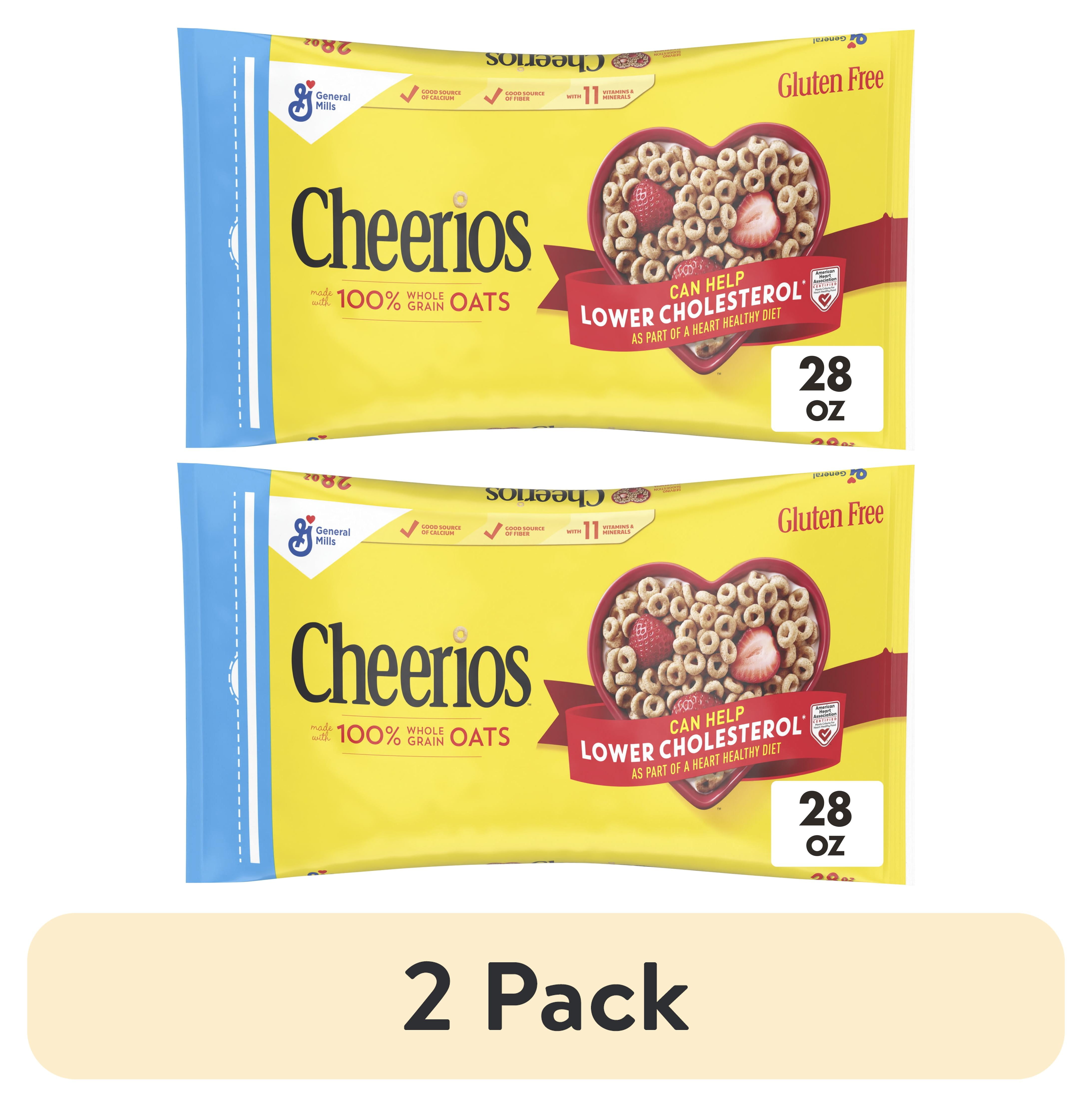 (2 pack) Cheerios, Heart Healthy Gluten Free Breakfast Cereal ...