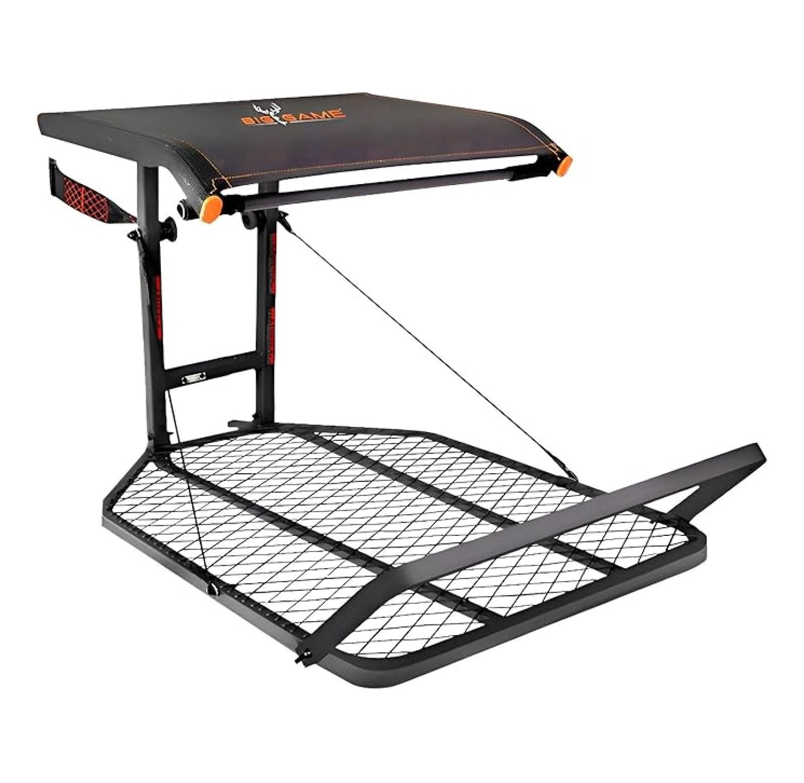 Big Game Captain Hang-On Treestand, Lightweight Steel Construction with ...