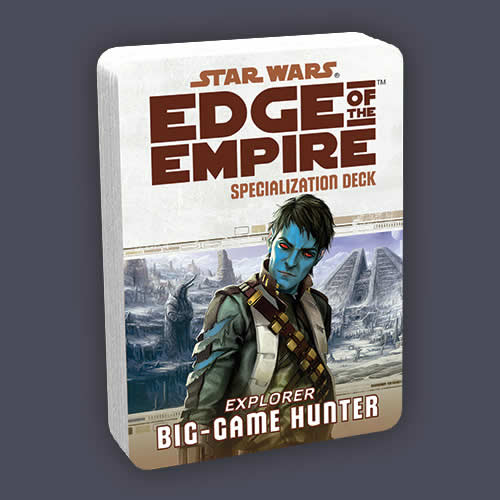 Big Game Hunter Specialization Deck Star Wars Edge of the Empire RPG ...