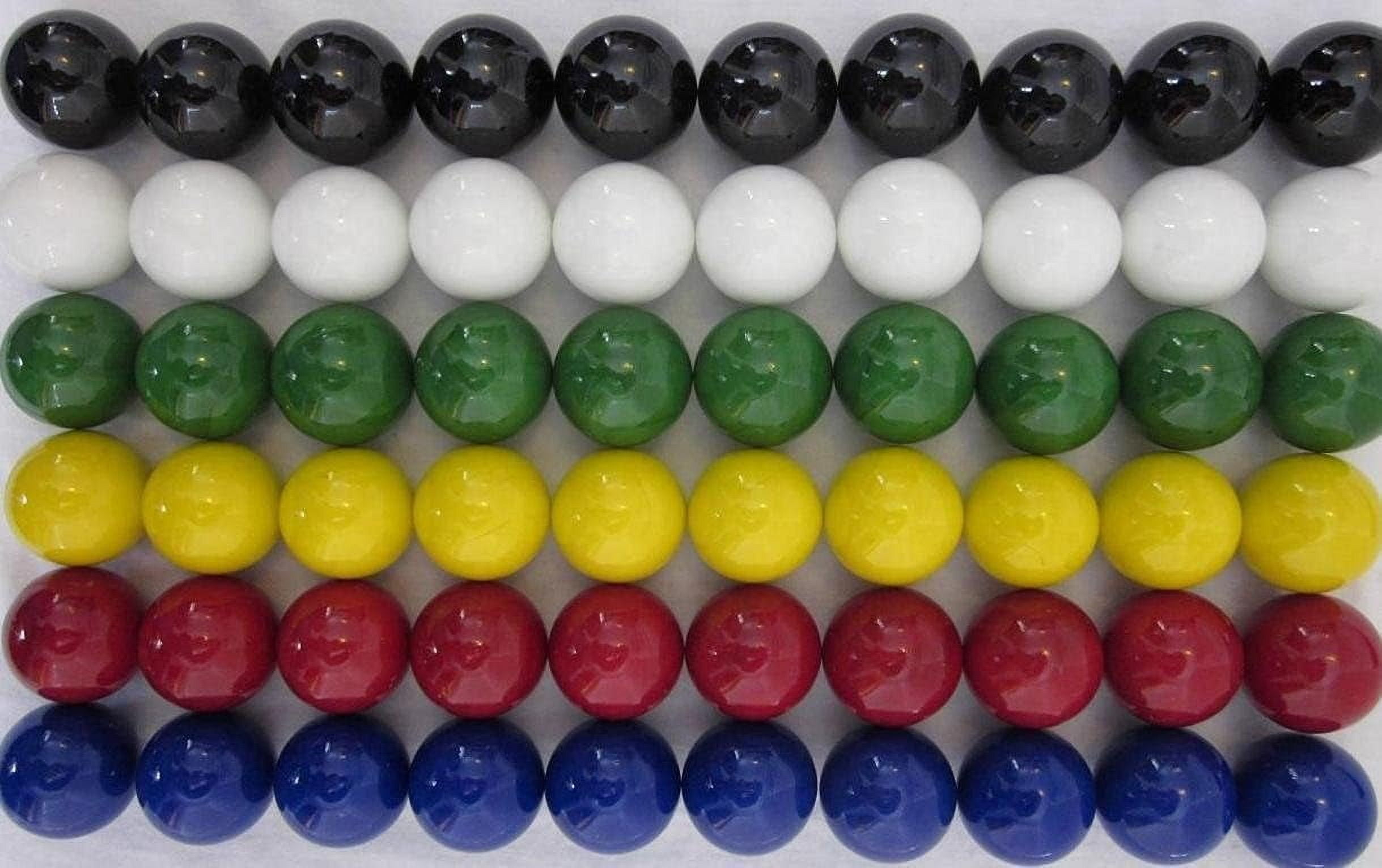 Big Game Toys~60 Large 1" (25mm) Replacement Glass Marbles Chinese ...