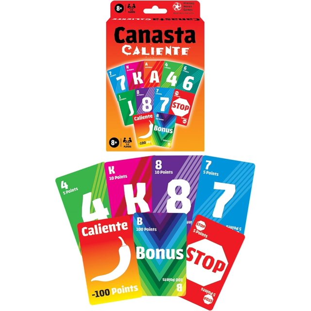 Big Game Toys~Deluxe Canasta Caliente Card Game with 110 Custom Playing ...