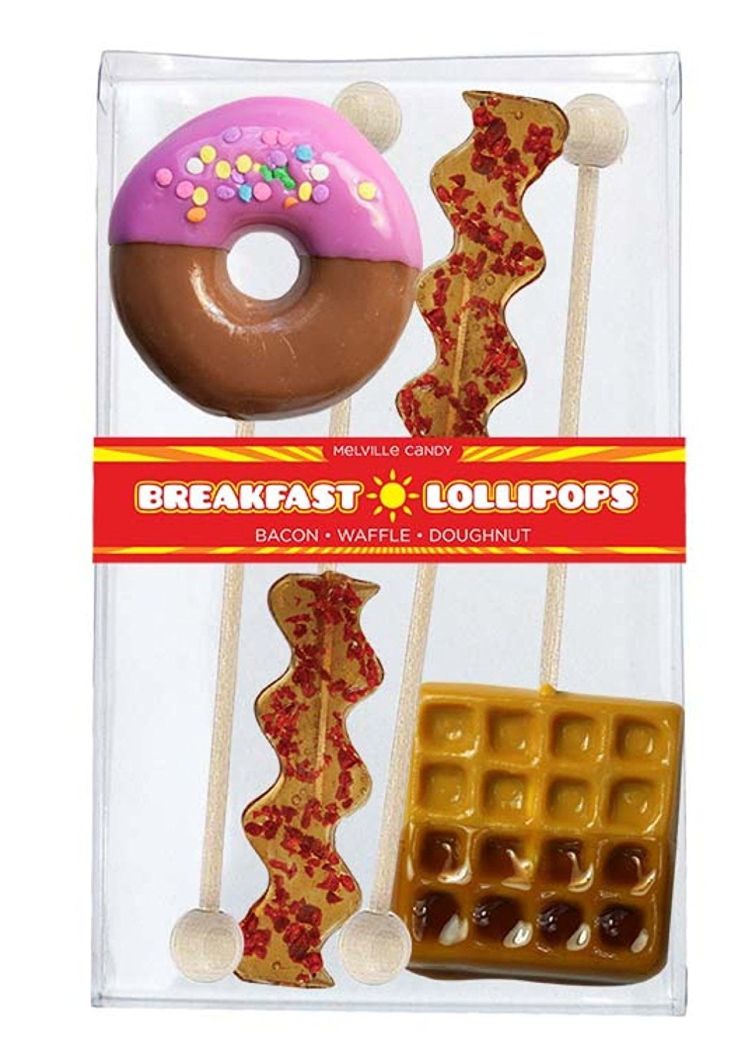 Big Giant Unique Candy Box Set Featuring Bacon, Donut, and Waffle with ...